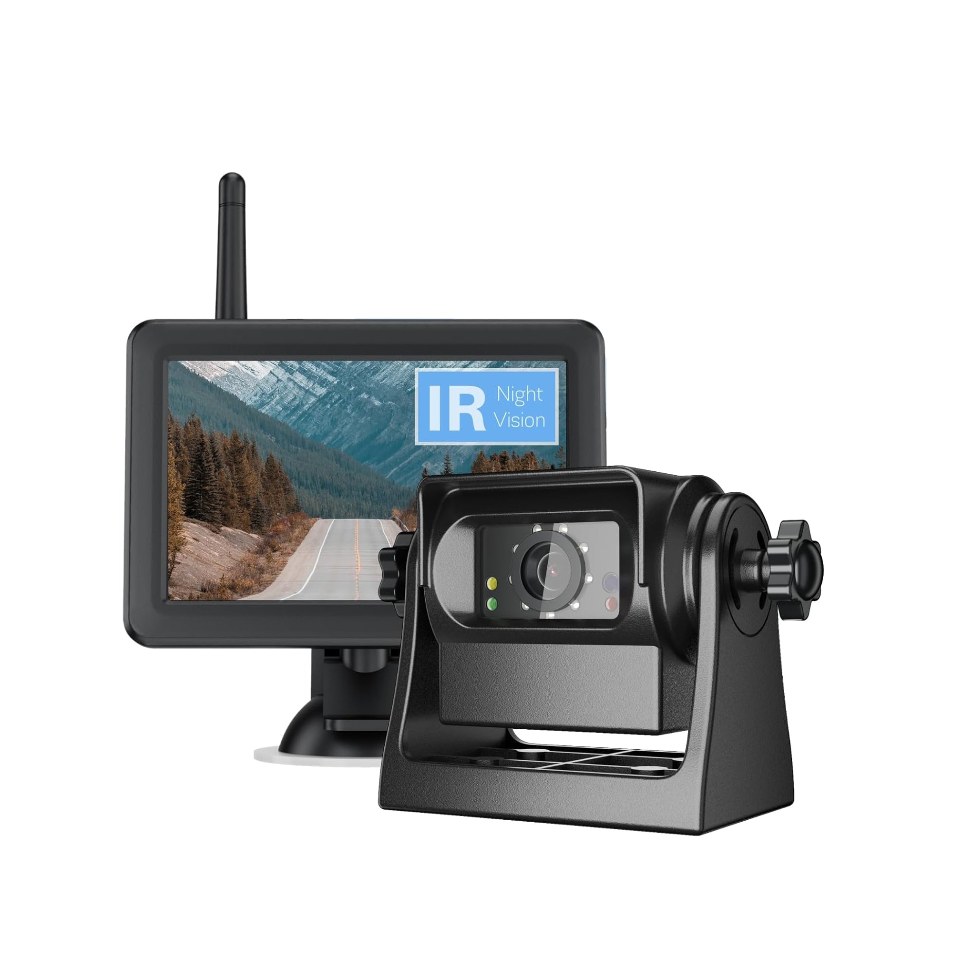 EW-B502KIT WiFi Wireless Magnetic Hitch Backup Camera with 5'' HD Moni ...